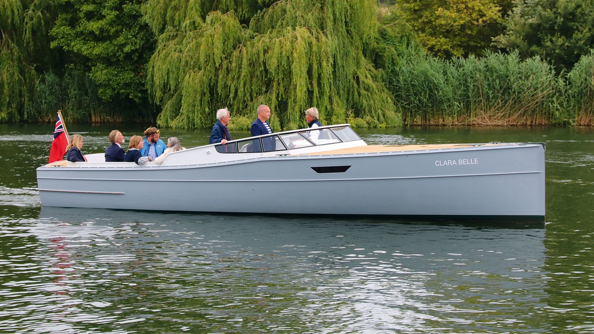 Nigel Irens 31ft Motor launch - Electric Boat - ePropulsion
